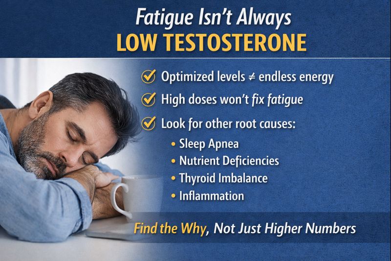 Why Higher Testosterone Won’t Fix Fatigue | Evidence-Based Hormone Care
